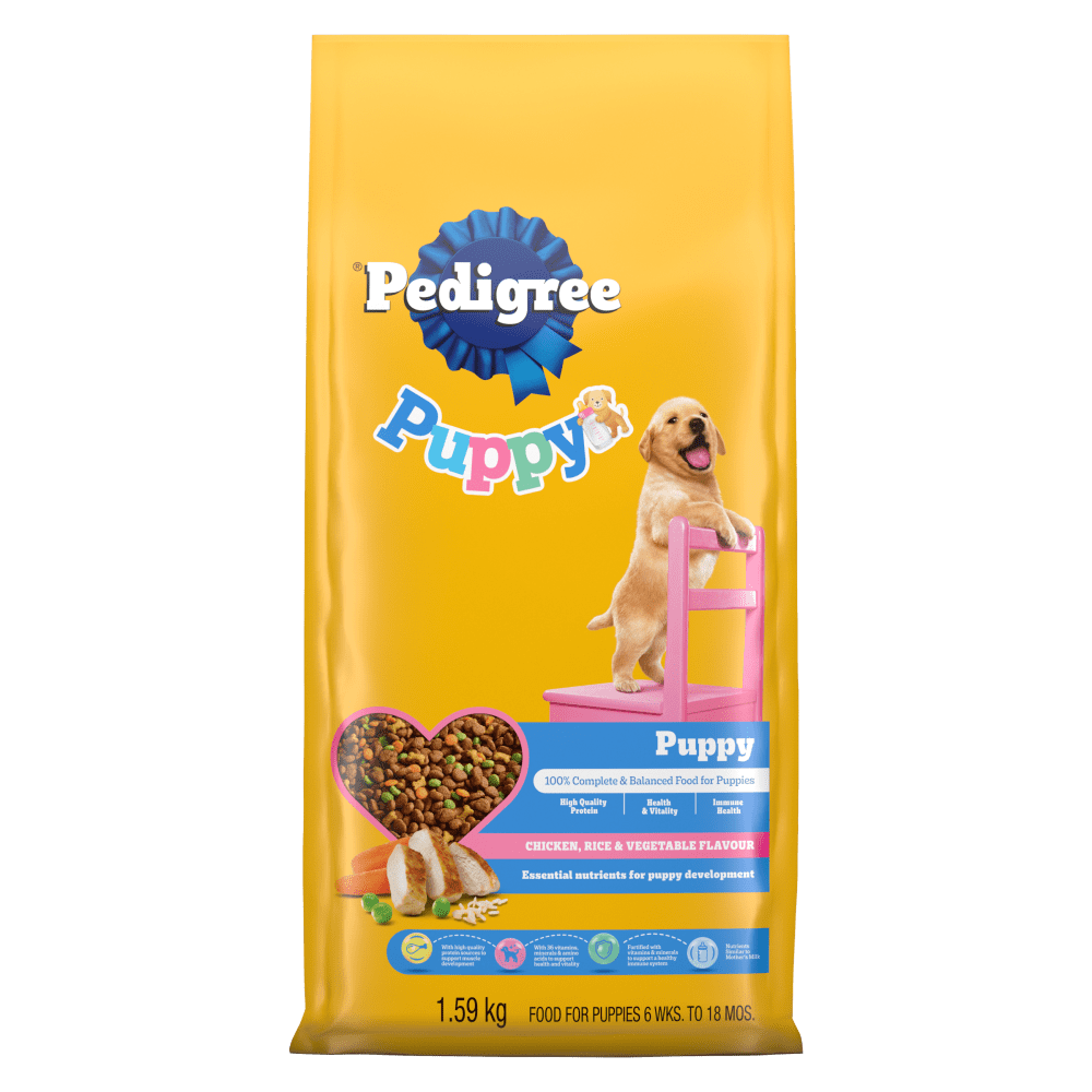 PEDIGREE® PUPPY™ CHICKEN, RICE & VEGETABLE FLAVOUR DRY DOG FOOD