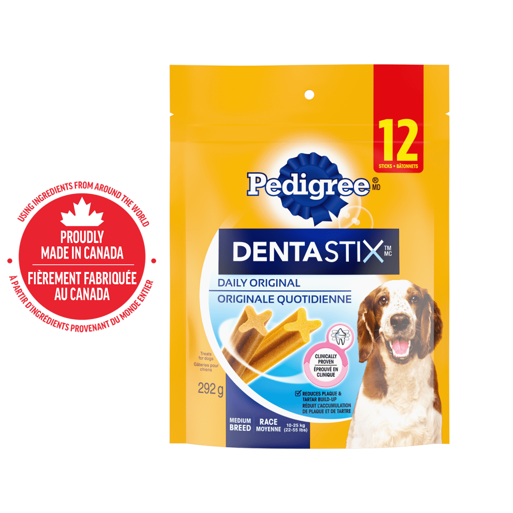 GÂTERIES POUR CHIENS PEDIGREE(MD) DENTASTIX(MC) POUR CHIENS MOYENS ...